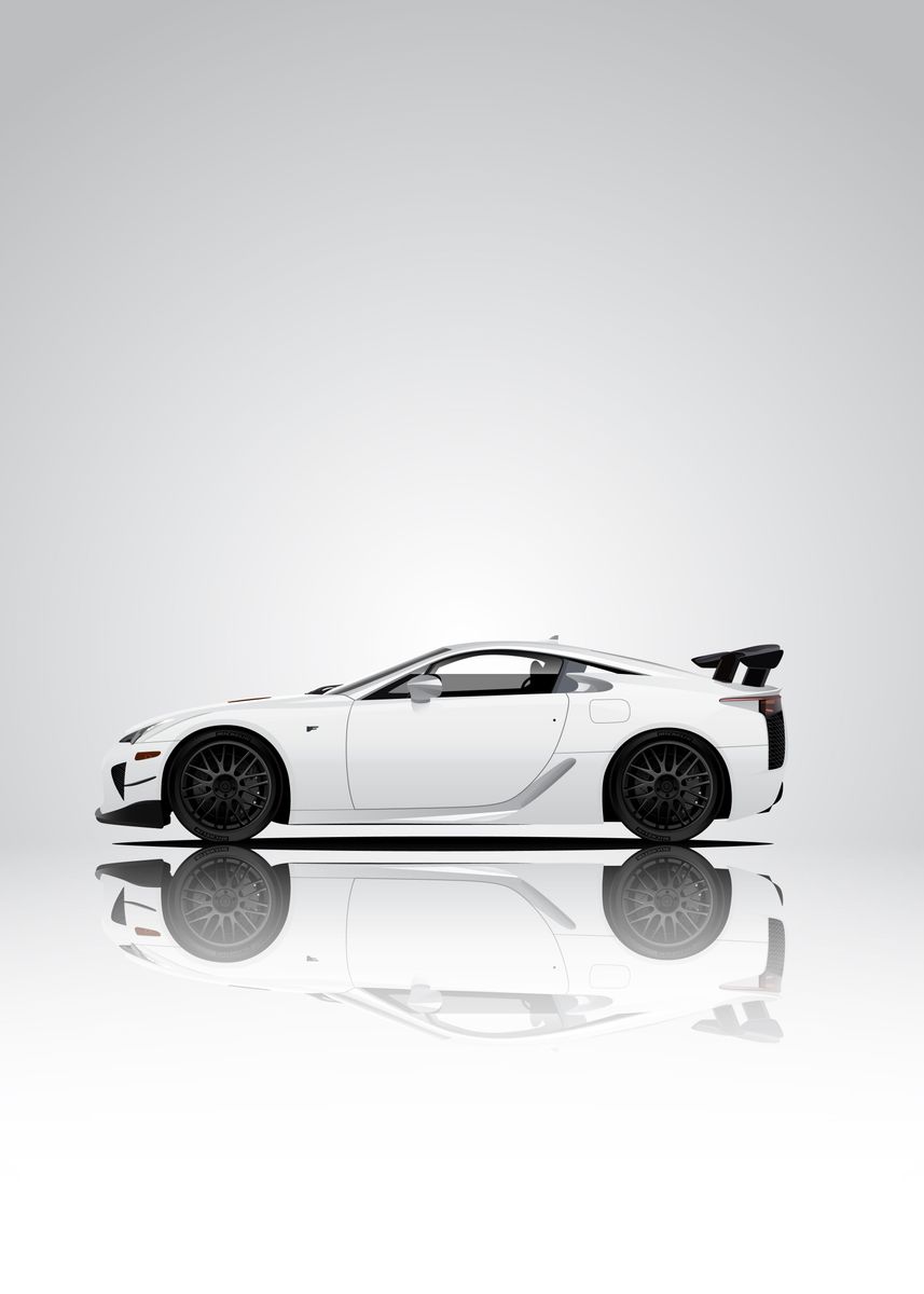 'LEXUS LFA' Poster, picture, metal print, paint by Ahmad Nur Ihsan ...