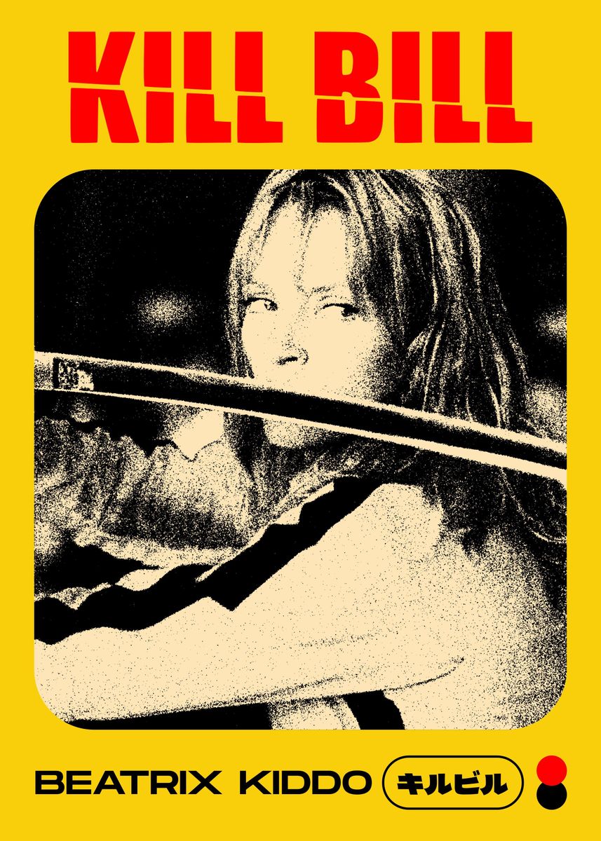 'Beatrix Kiddo' Poster, picture, metal print, paint by Geral Dwi Cahyo ...