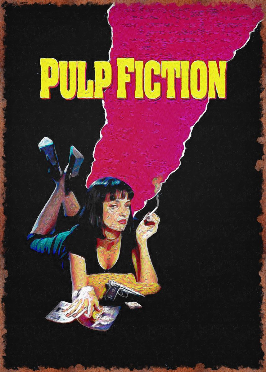 'pulp fiction ' Poster, picture, metal print, paint by Most Popular ...