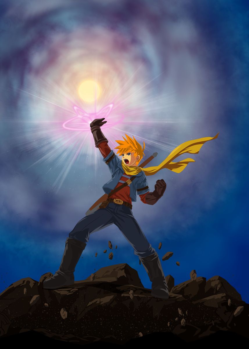'golden sun' Poster, picture, metal print, paint by geeks holic | Displate