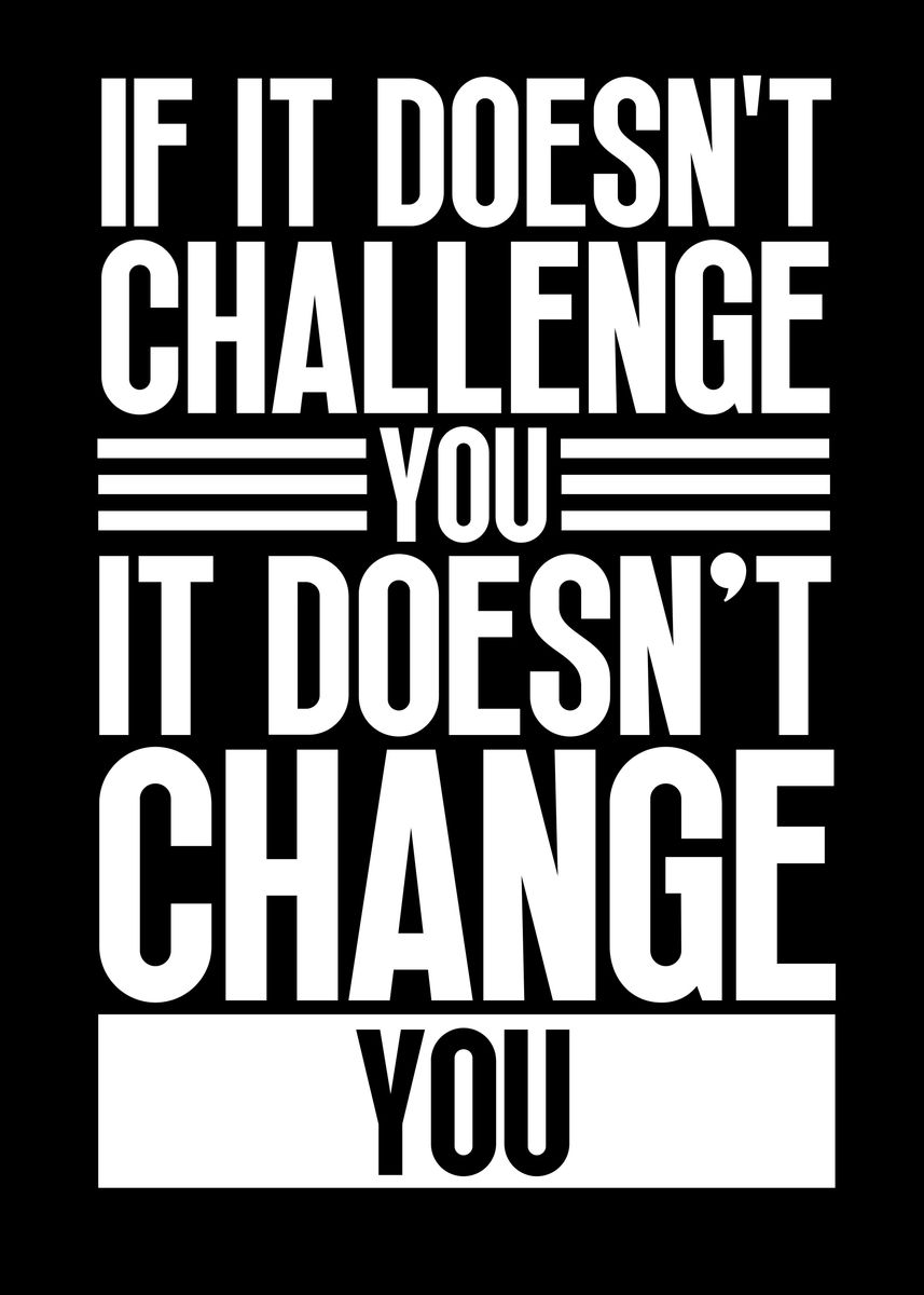 'Inspirational Quote' Poster, picture, metal print, paint by Yess ...