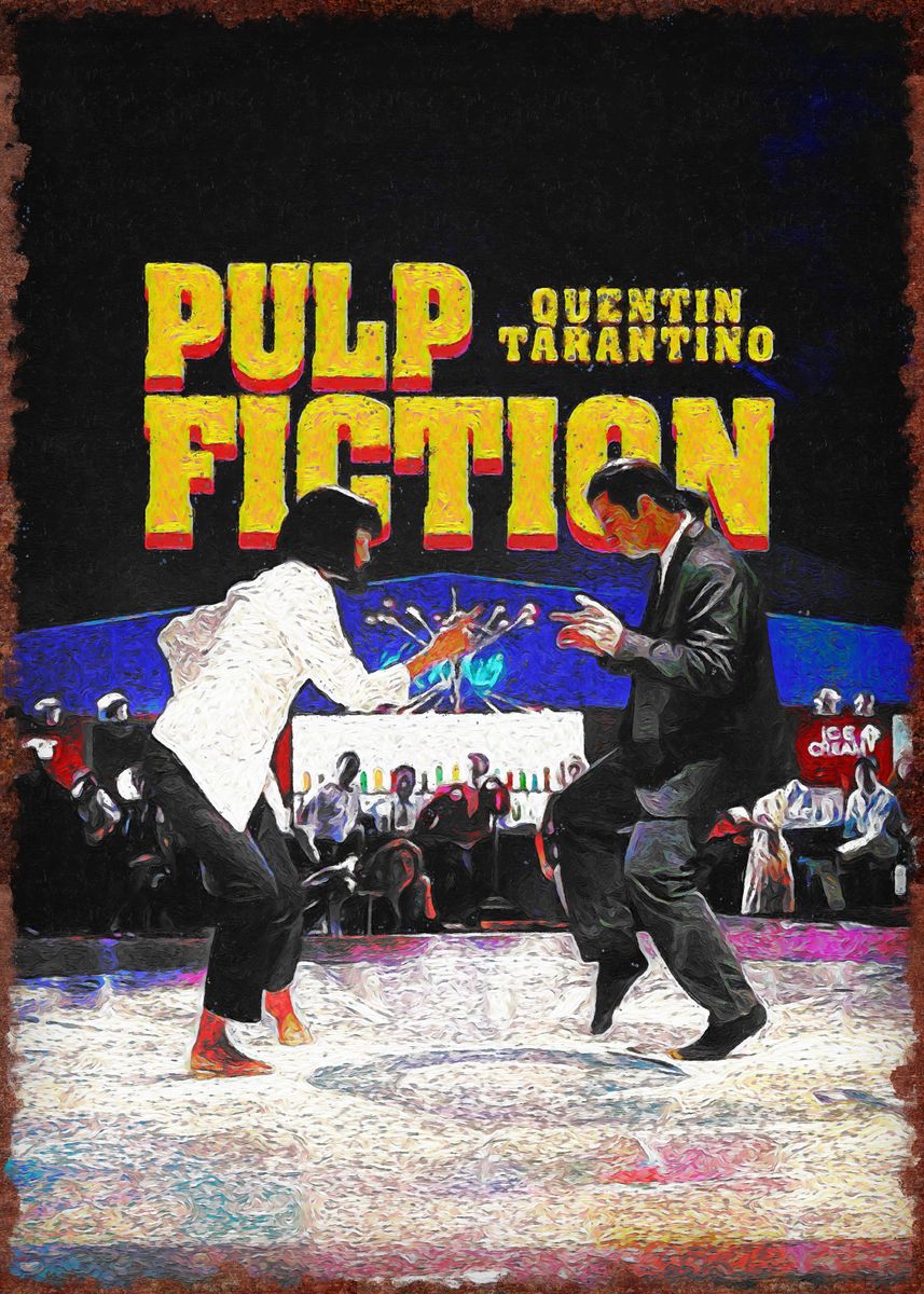 'pulp fiction dance poster' Poster, picture, metal print, paint by ...