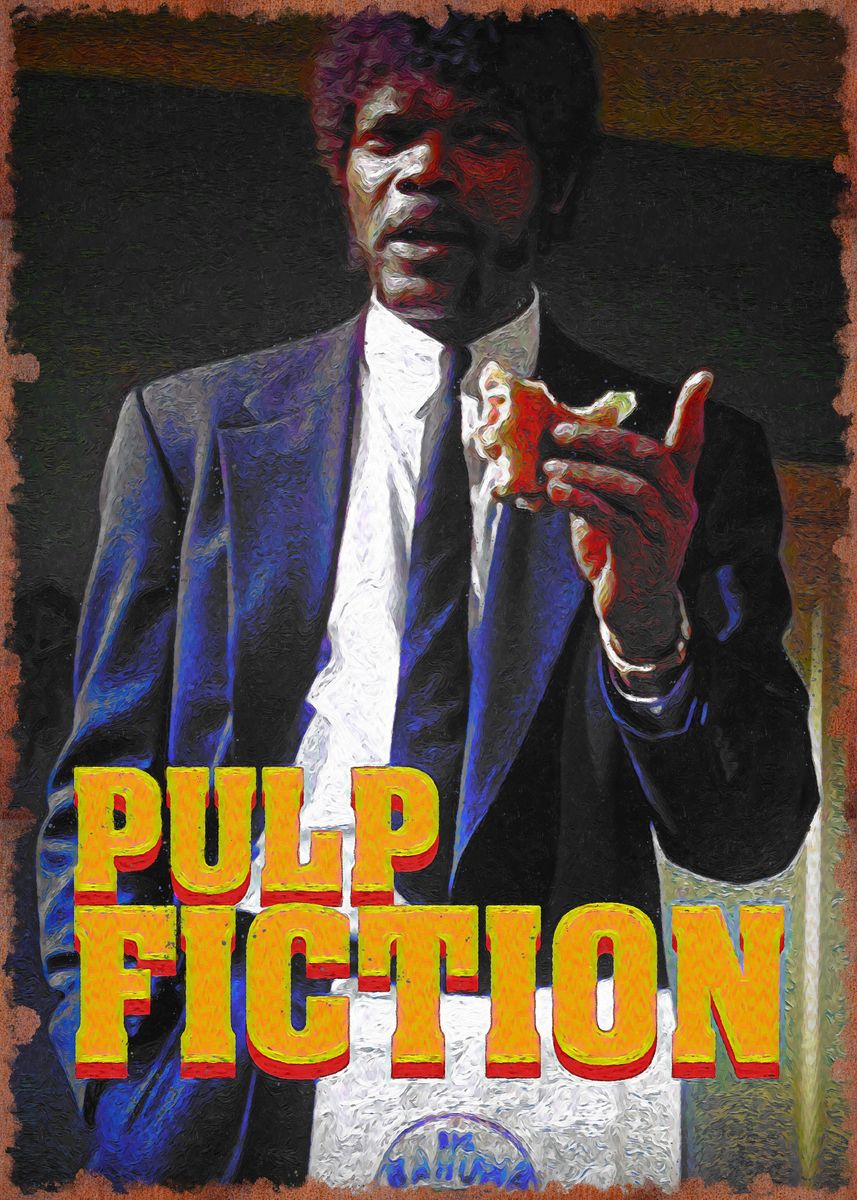 'jules winfield pulpfiction' Poster, picture, metal print, paint by ...