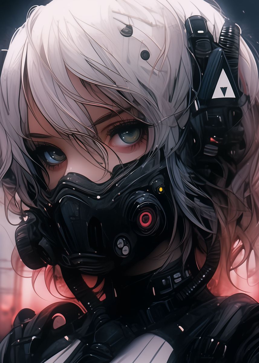 'Android Girl Soldier' Poster, picture, metal print, paint by Nancy ...