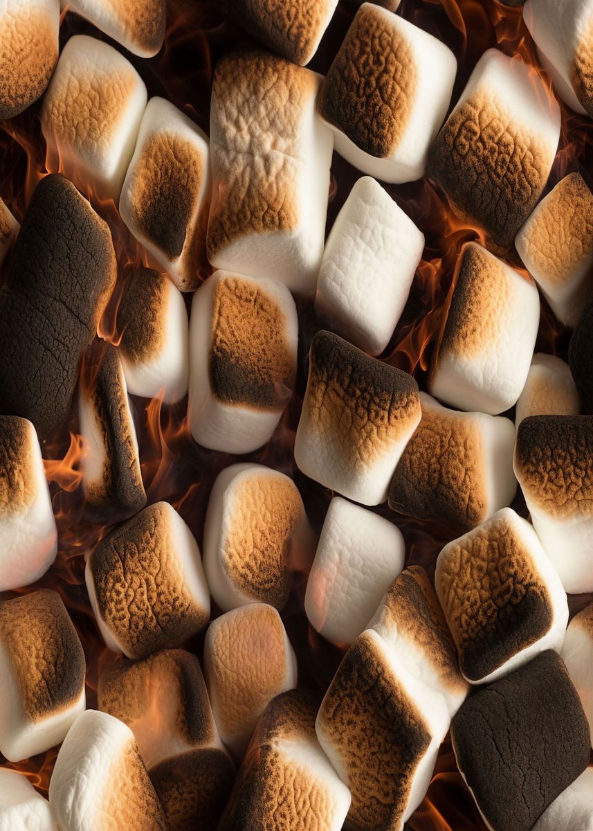 'Marshmallow ' Poster, picture, metal print, paint by ichimdp | Displate