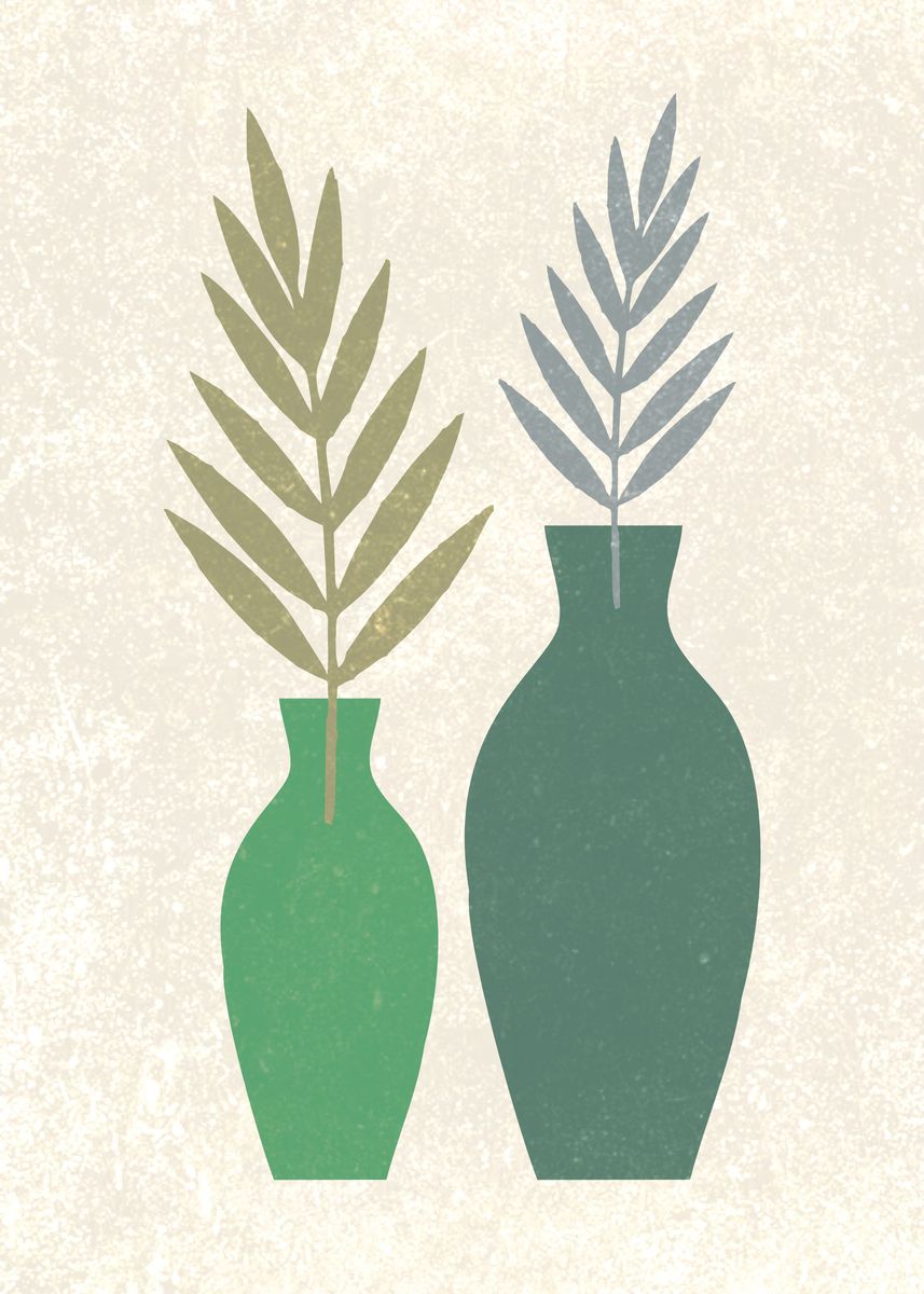 'flower pot' Poster, picture, metal print, paint by The Master | Displate