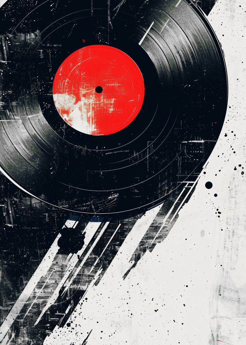 'Vinyl Record' Poster, picture, metal print, paint by Undermountain ...