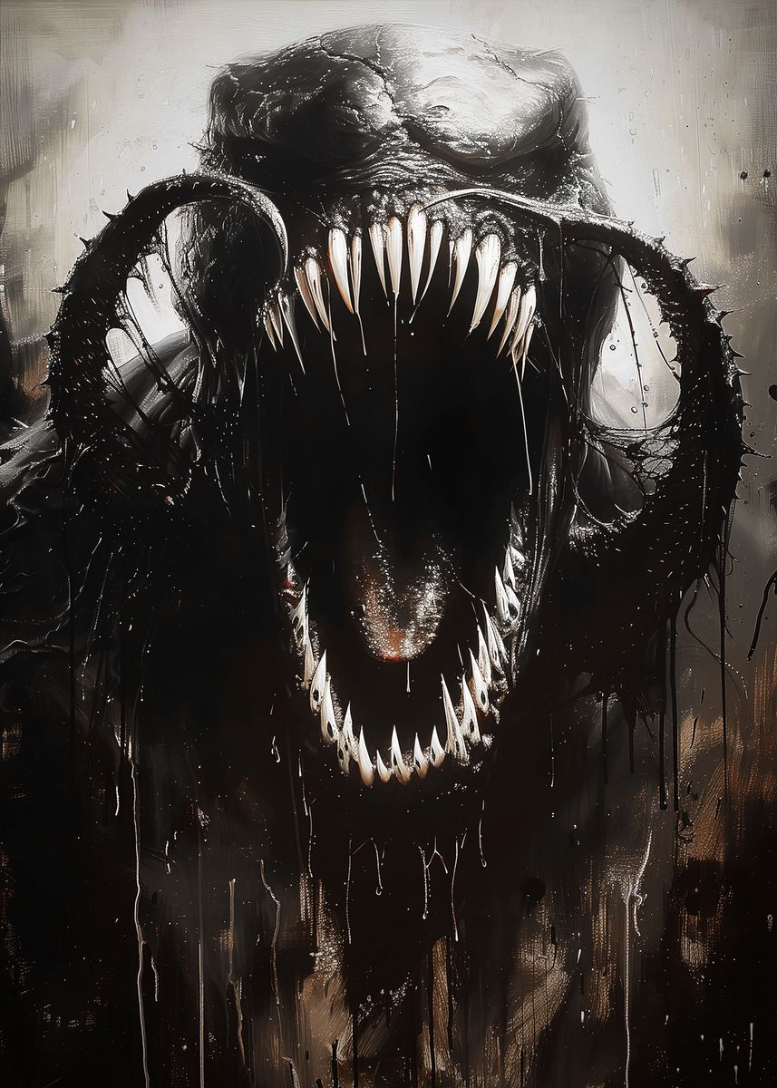 'Black Monster' Poster, picture, metal print, paint by Undermountain ...