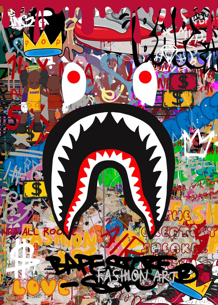 'Hype graffiti art' Poster, picture, metal print, paint by Lardis Art ...