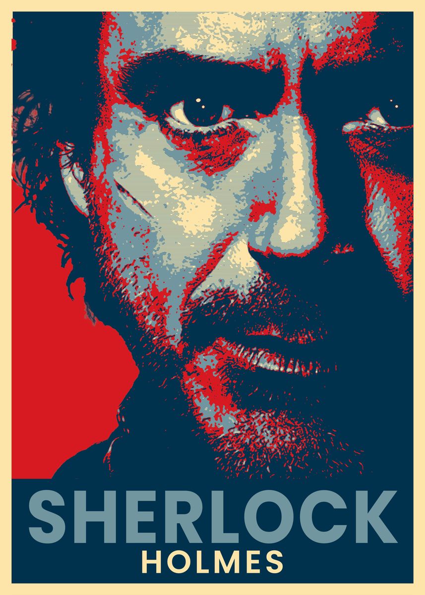 'sherlock holmes' Poster, picture, metal print, paint by awesome ...