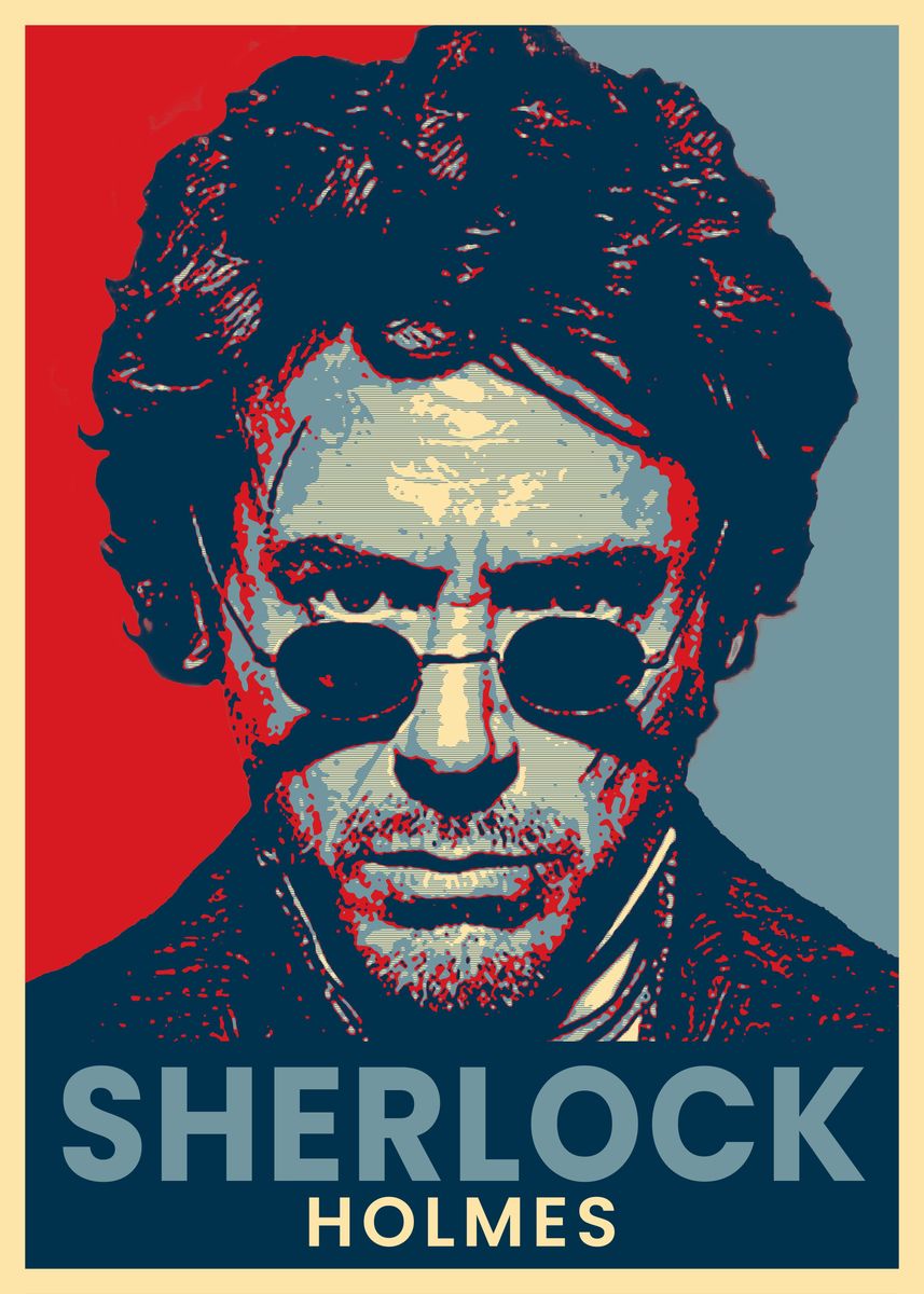 'SHERLOCK HOLMES' Poster, picture, metal print, paint by awesome ...