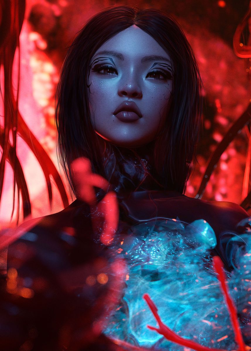 'The Atrocity Exhibition V2' Poster, picture, metal print, paint by ...