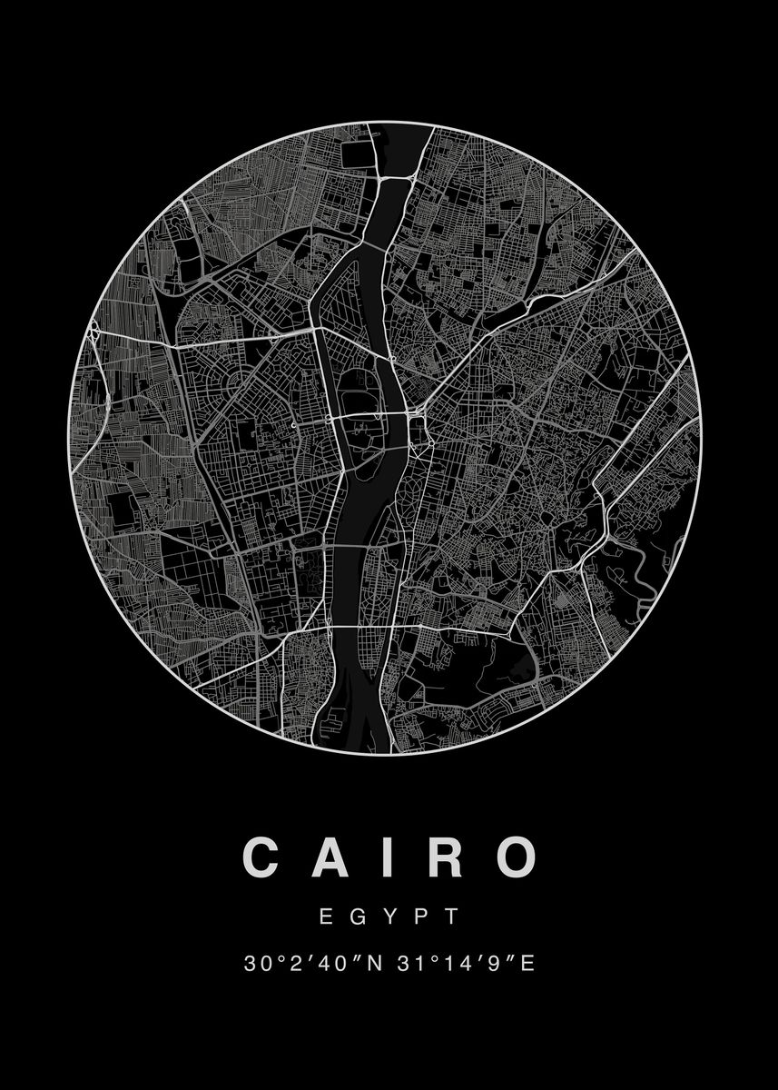 'Cairo' Poster, picture, metal print, paint by Notorious Productions | Displate