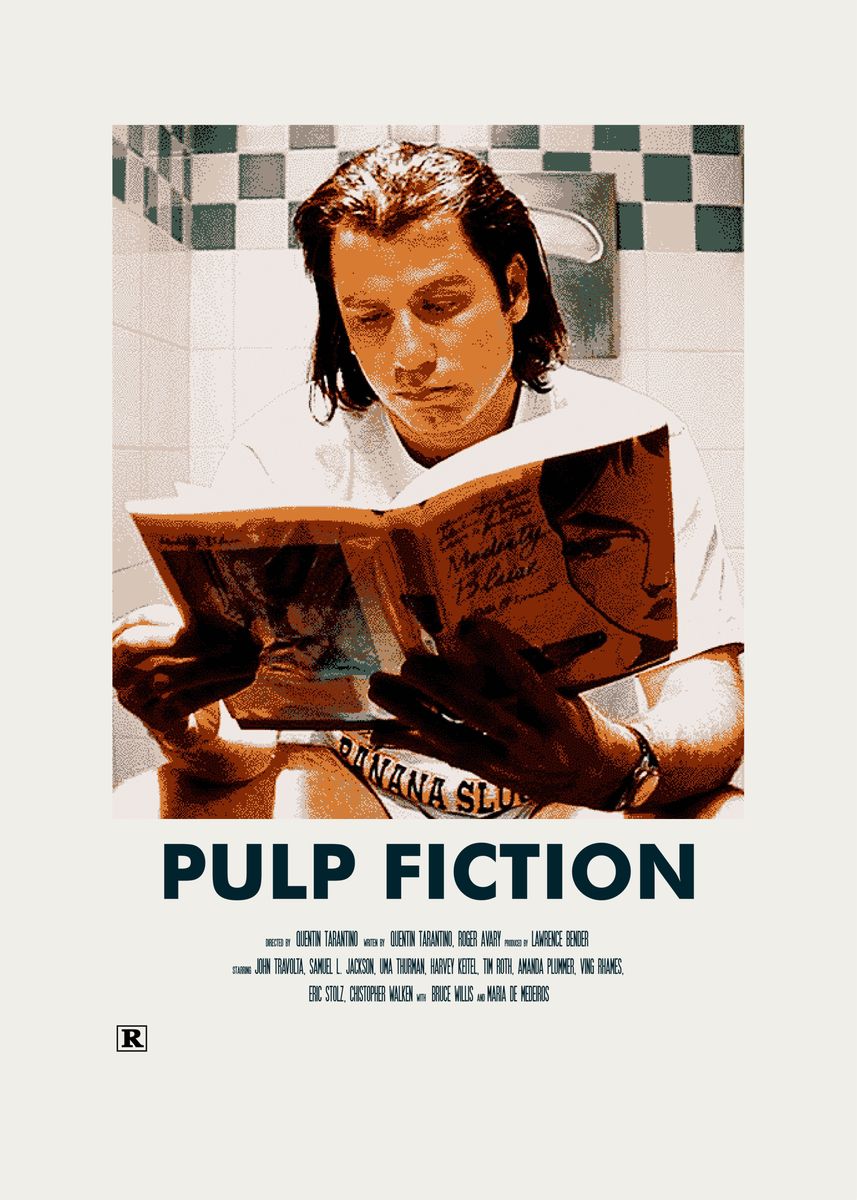 'pulp fiction' Poster, picture, metal print, paint by Cool Metalic ...