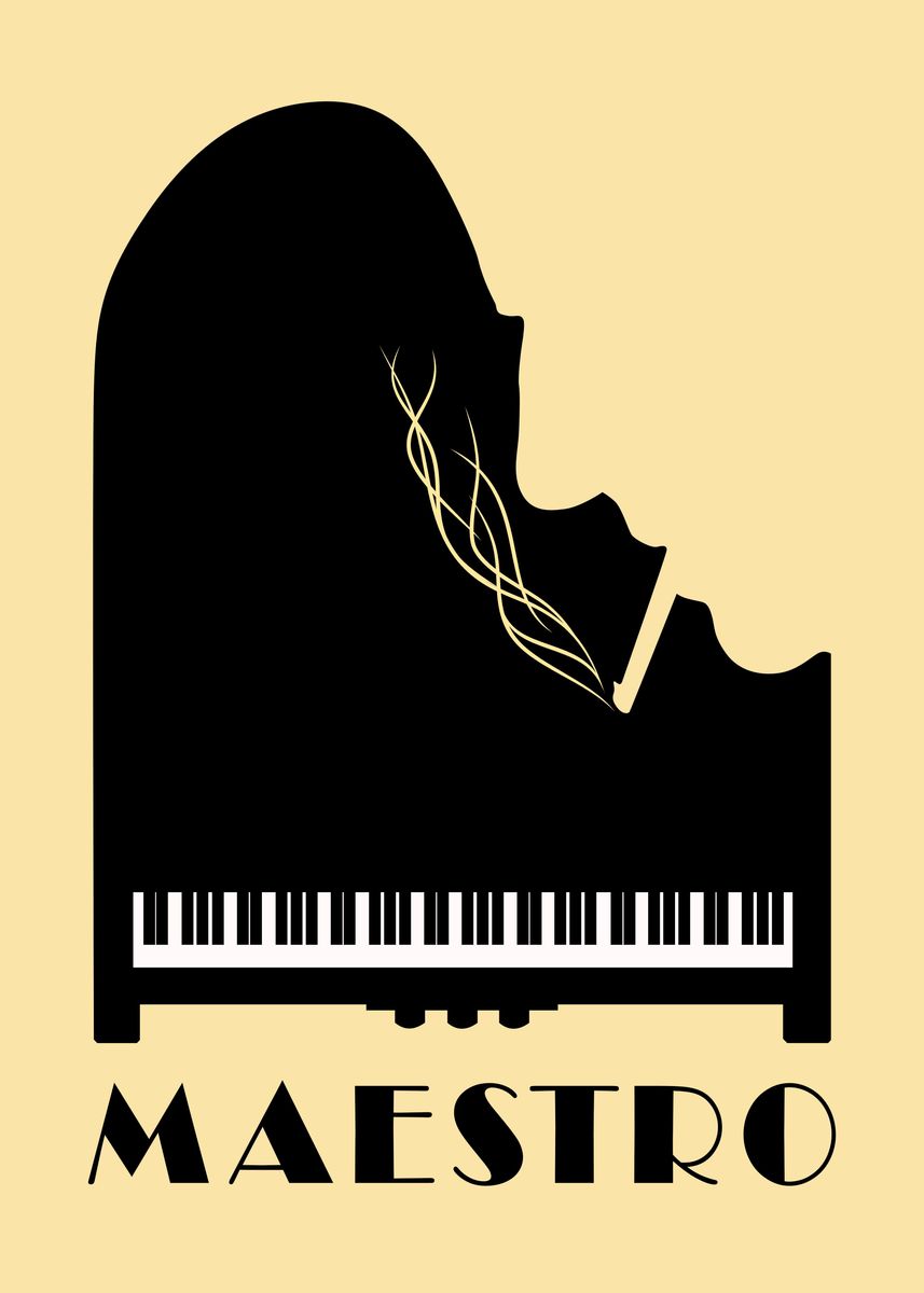 'MAESTRO' Poster, picture, metal print, paint by geeks holic | Displate