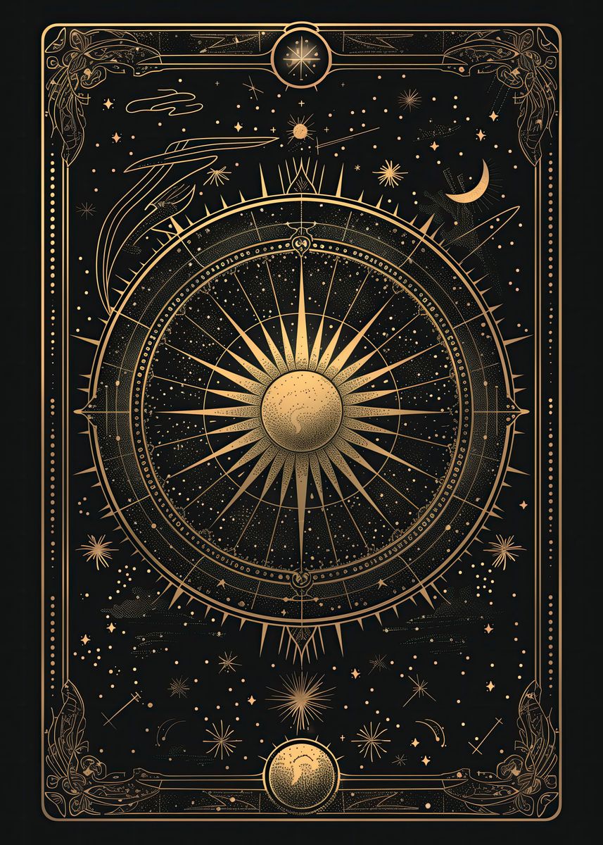 'Celestial Radiance' Poster, picture, metal print, paint by KyzArt ...