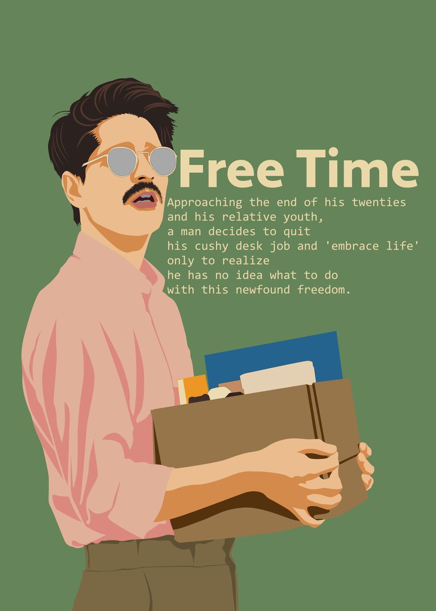 'free time' Poster, picture, metal print, paint by geeks holic | Displate