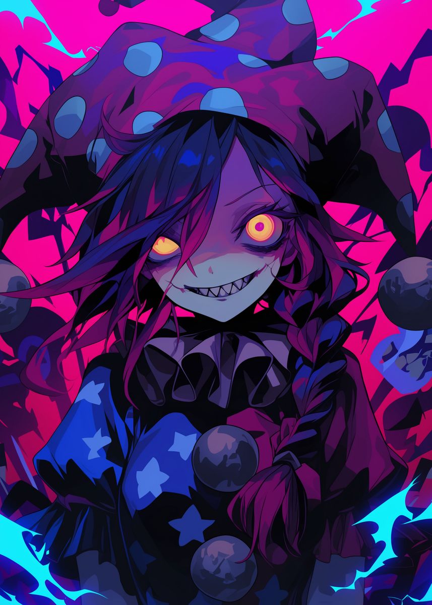 'Crazy Jester' Poster, picture, metal print, paint by Tomorrow Artz ...