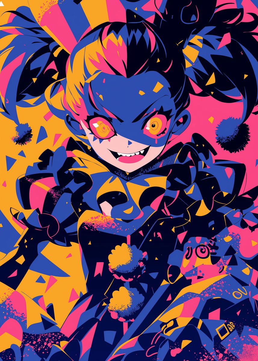 'Crazy Jester' Poster, picture, metal print, paint by Tomorrow Artz ...