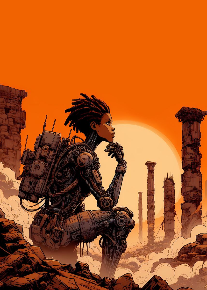 'Mech Scout Young' Poster, picture, metal print, paint by CODY NORRIS ...