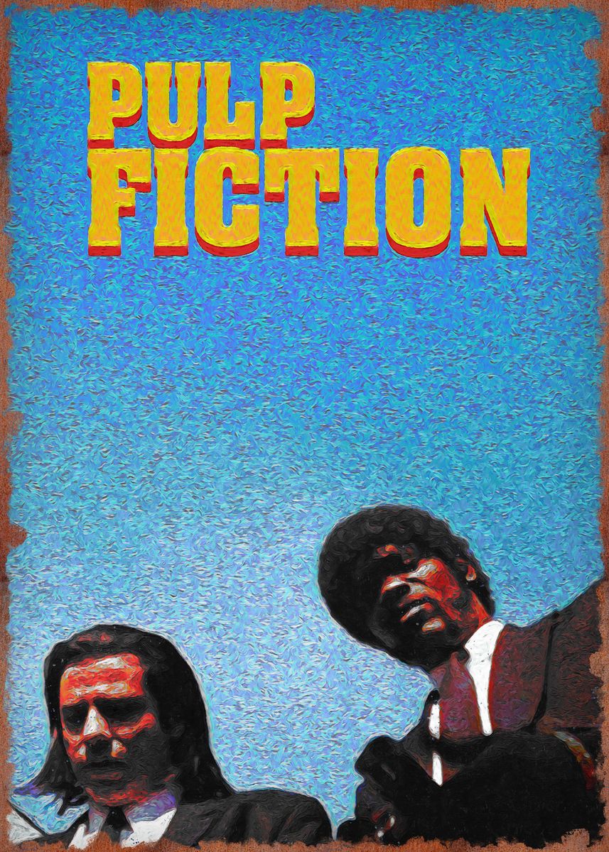 'pulp fiction' Poster, picture, metal print, paint by Most Popular Cult ...