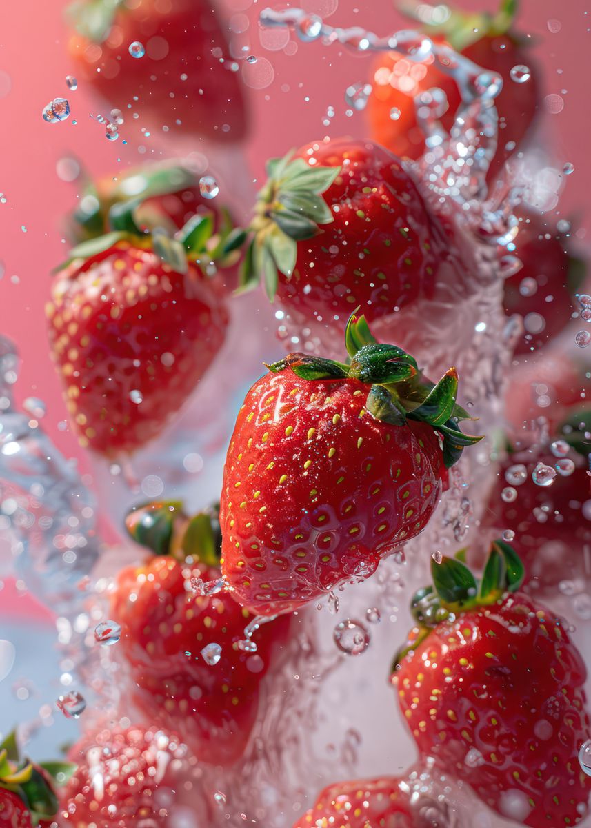 'Liquid Embrace' Poster, picture, metal print, paint by jodotodesign ...