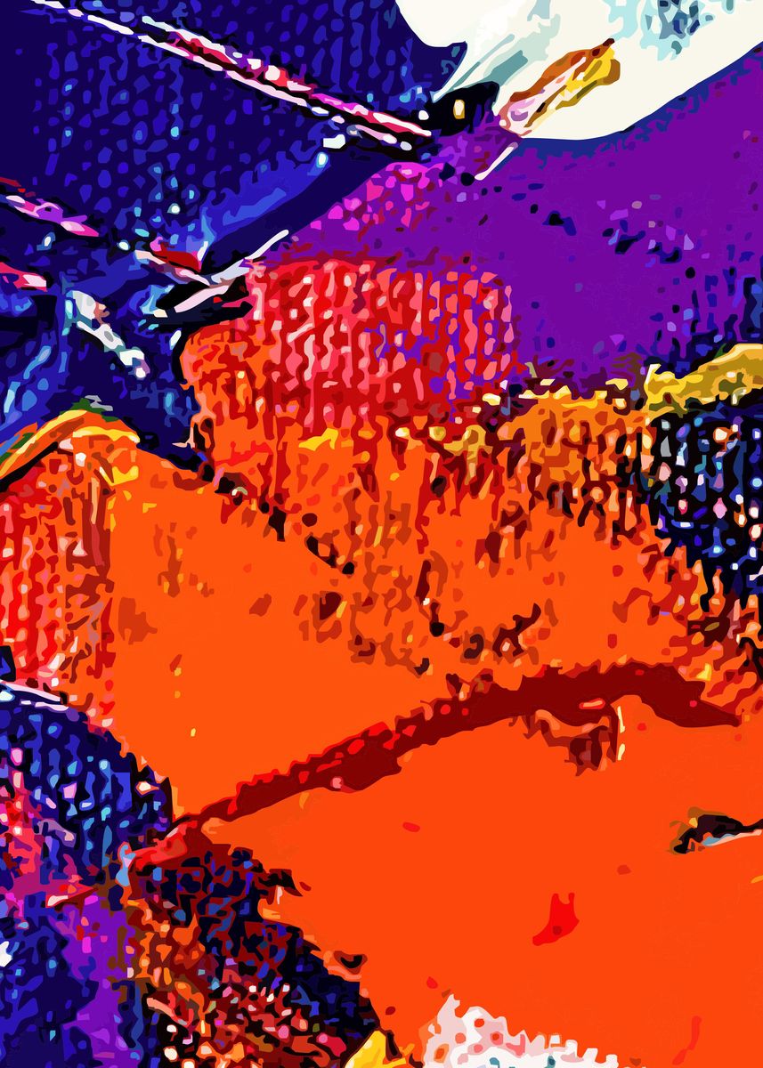 'Abstract Art 7' Poster, picture, metal print, paint by hanif robani ...