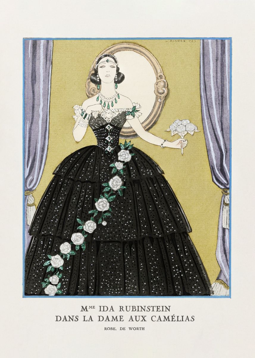 'Ida Rubinstein dance' Poster, picture, metal print, paint by anamaria ...