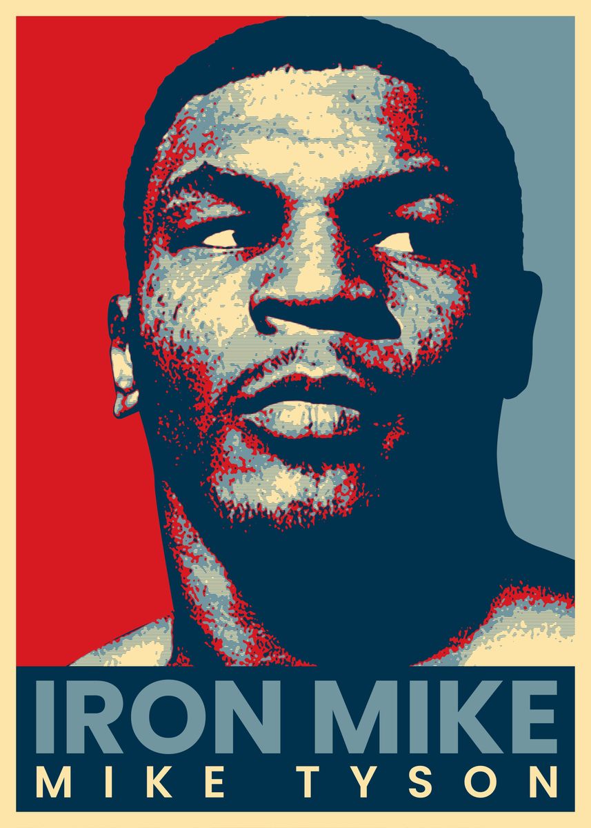 'IRON MIKE' Poster, picture, metal print, paint by awesome posters ...