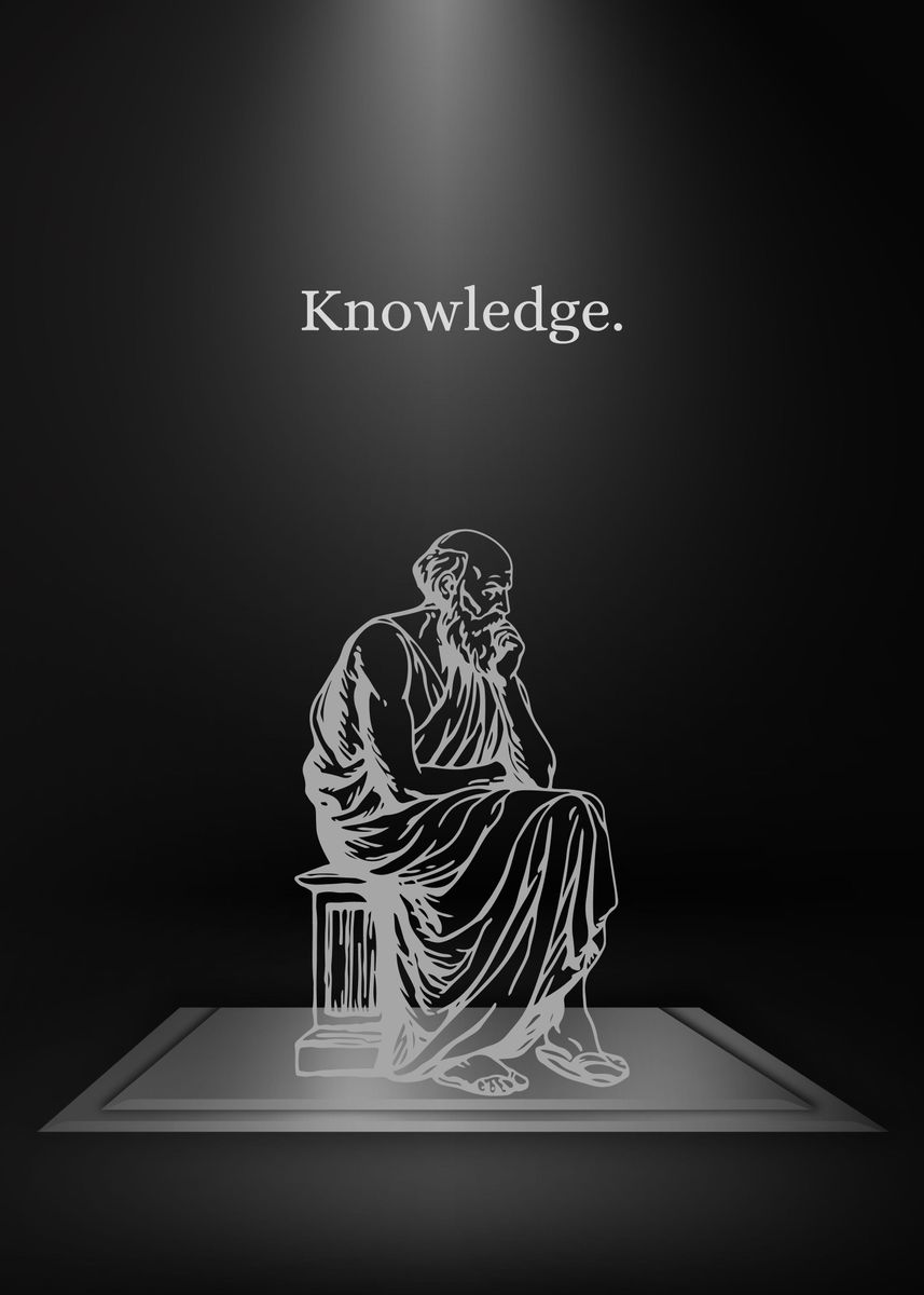 'Knowledge is Key' Poster, picture, metal print, paint by Chuck ...