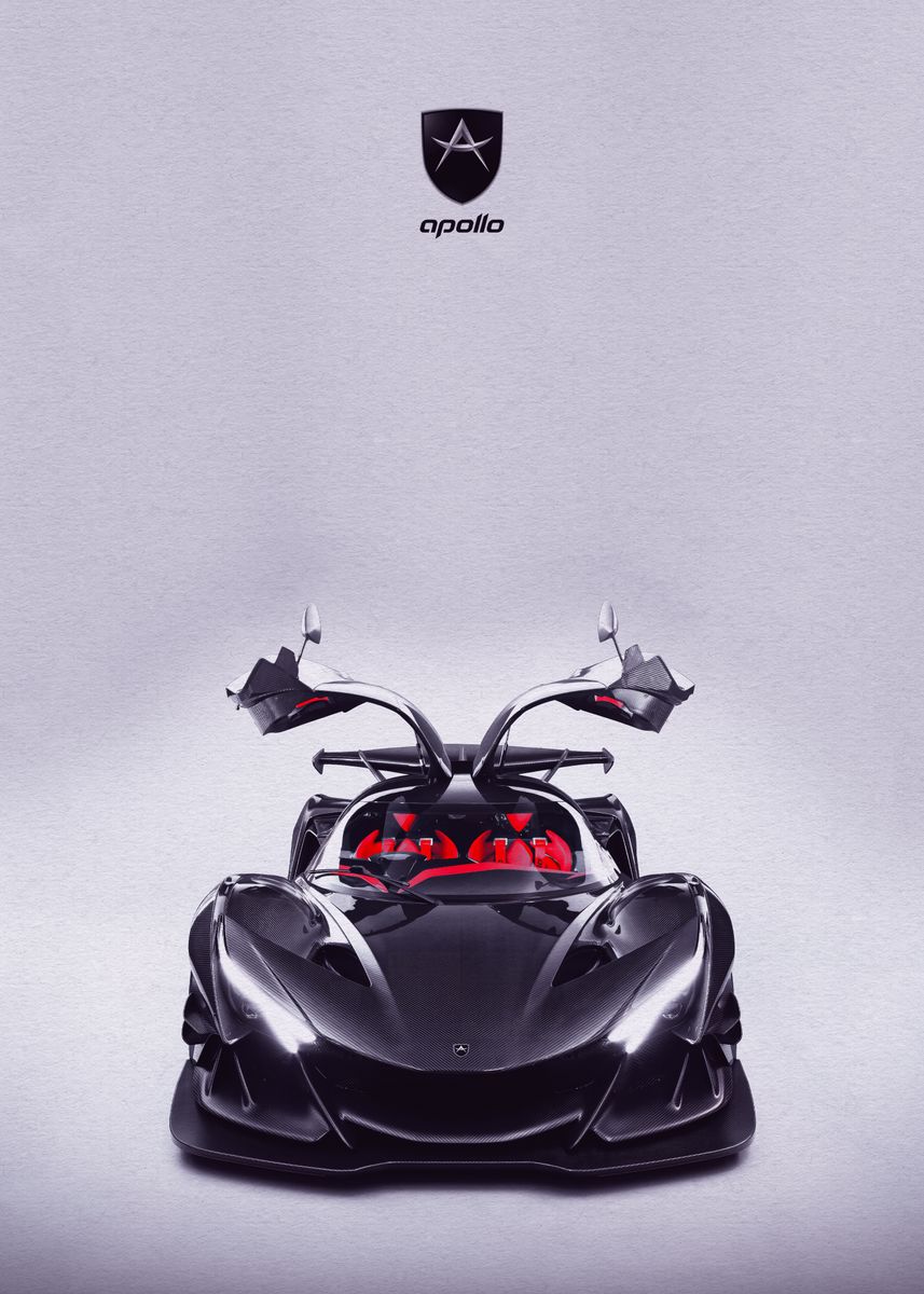 'Apollo IE Hypercar' Poster, picture, metal print, paint by Lee Rocks ...