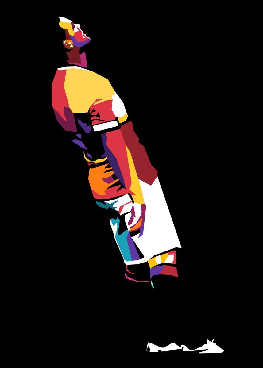 'Iconic Goal Celebration' Poster, picture, metal print, paint by Ro ...