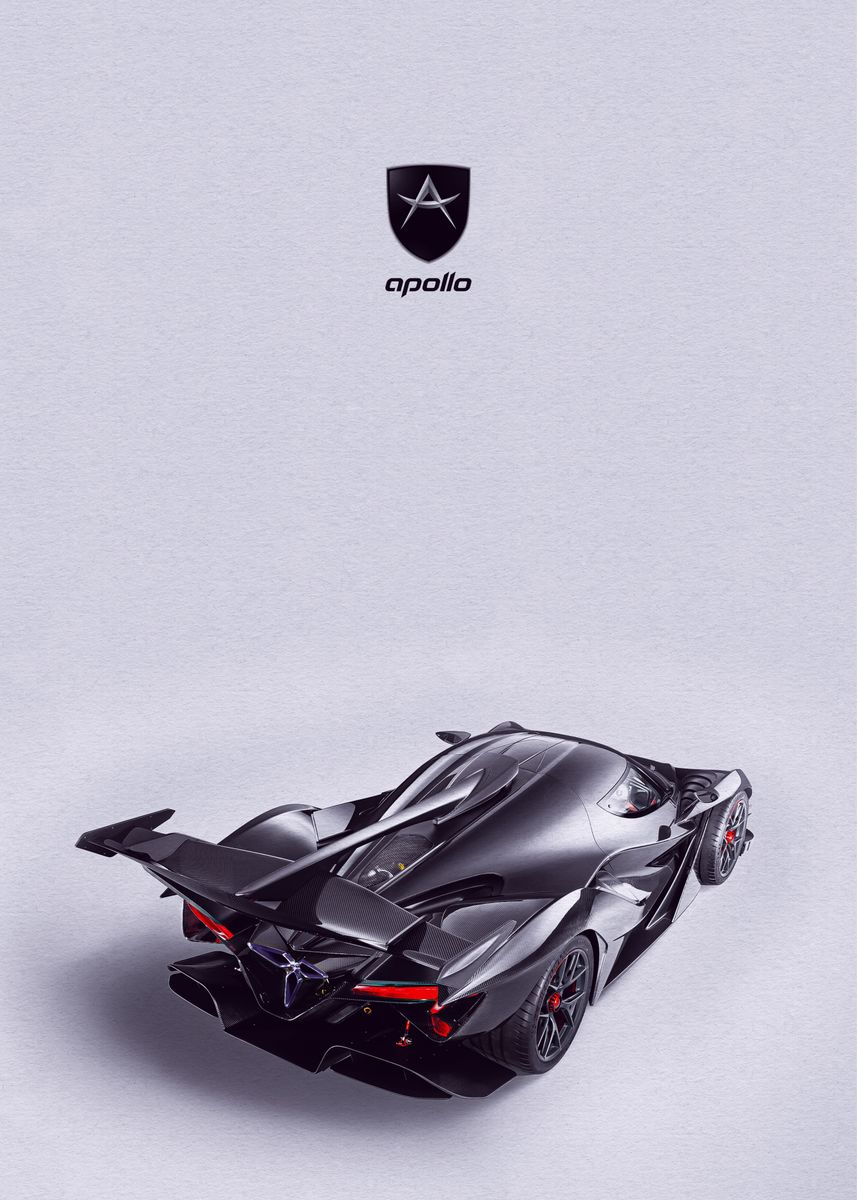 'Apollo IE Hypercar' Poster, picture, metal print, paint by Lee Rocks ...