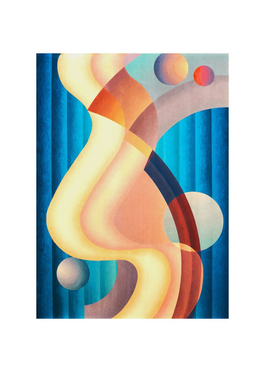 'Composition' Poster, picture, metal print, paint by Gee Gee | Displate