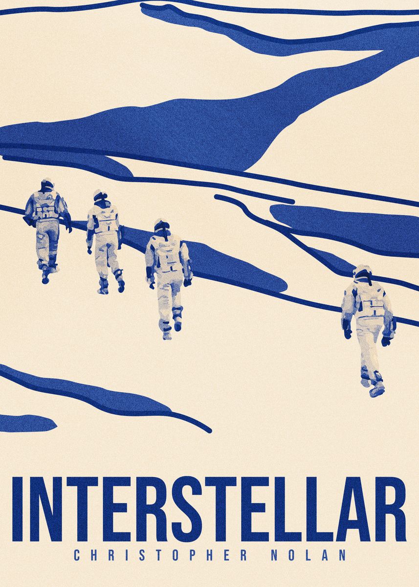 'Interstellar film poster' Poster, picture, metal print, paint by ...
