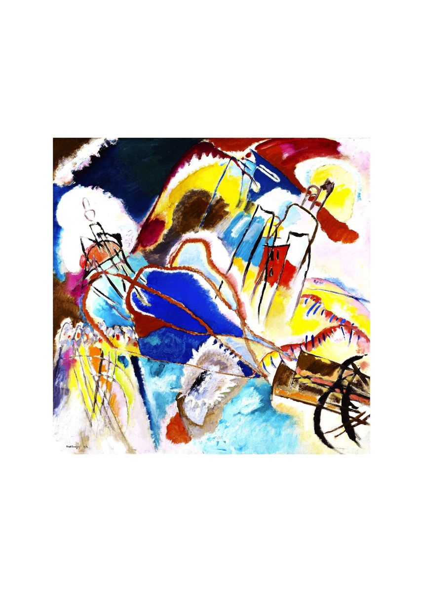 'Improvisation' Poster, picture, metal print, paint by Gee Gee | Displate