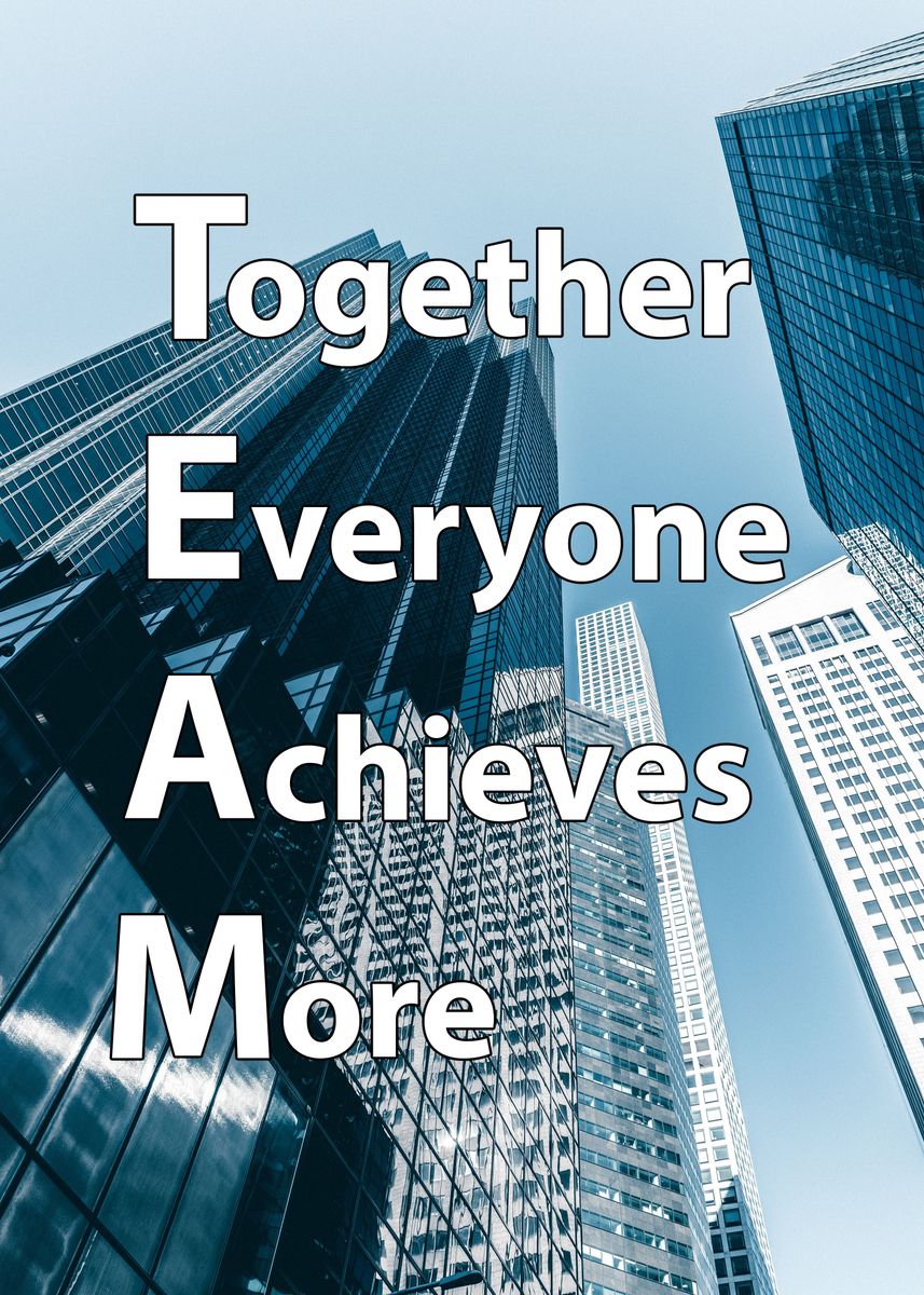 'Motivational Office Quotes' Poster, picture, metal print, paint by ...