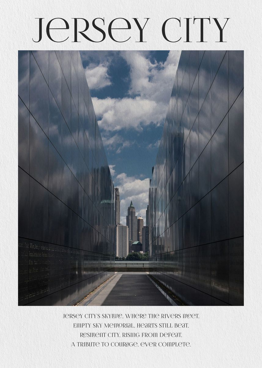 'Jersey City' Poster, picture, metal print, paint by Andi Permana ...