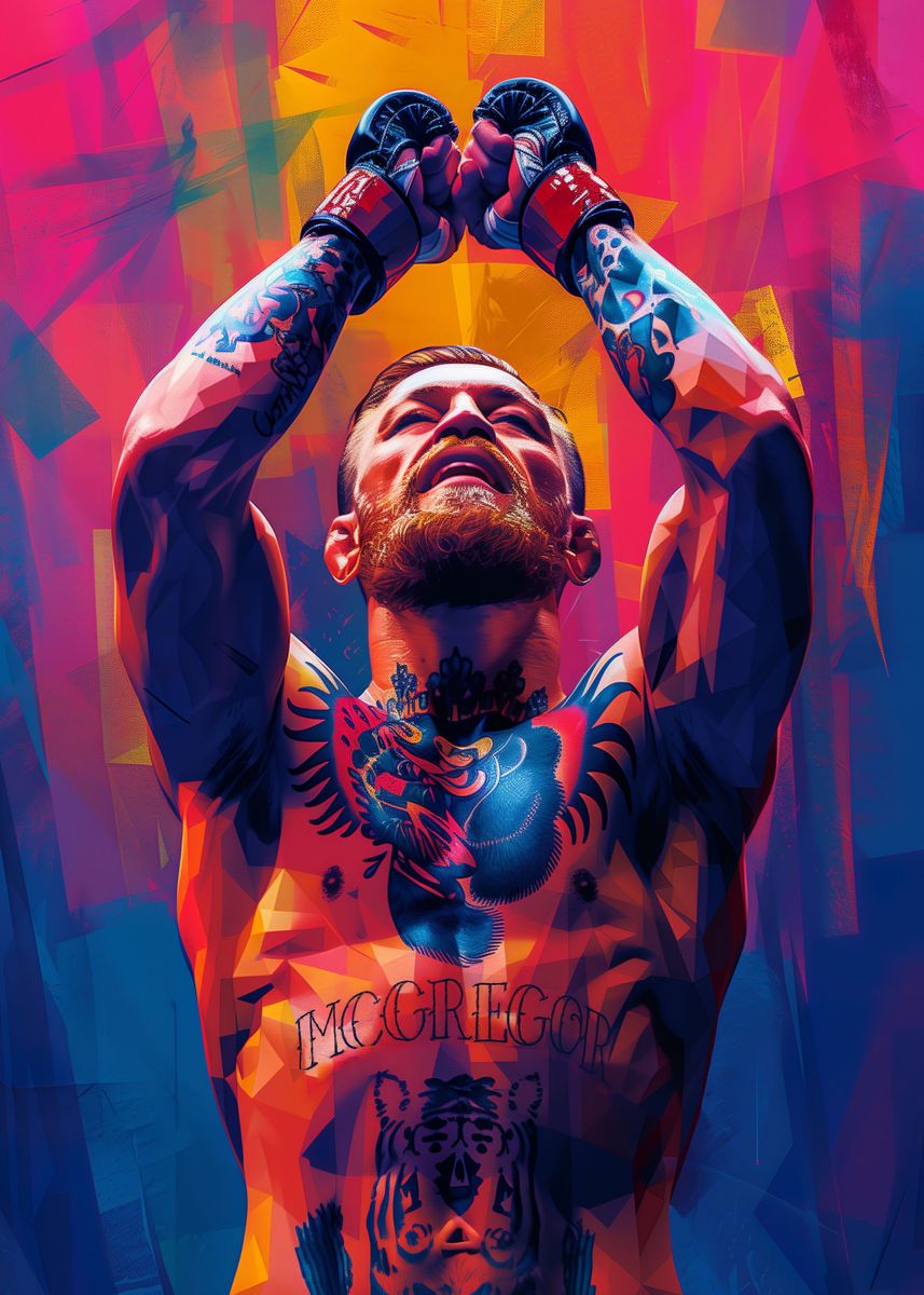 'McGregor' Poster, picture, metal print, paint by Nocturnal Arts | Displate