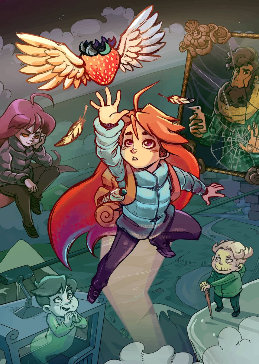 'Celeste' Poster, picture, metal print, paint by Umami | Displate