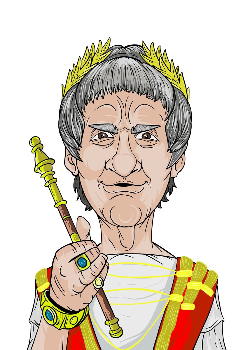 'Pontius Pilatus' Poster, picture, metal print, paint by Magic Apes ...