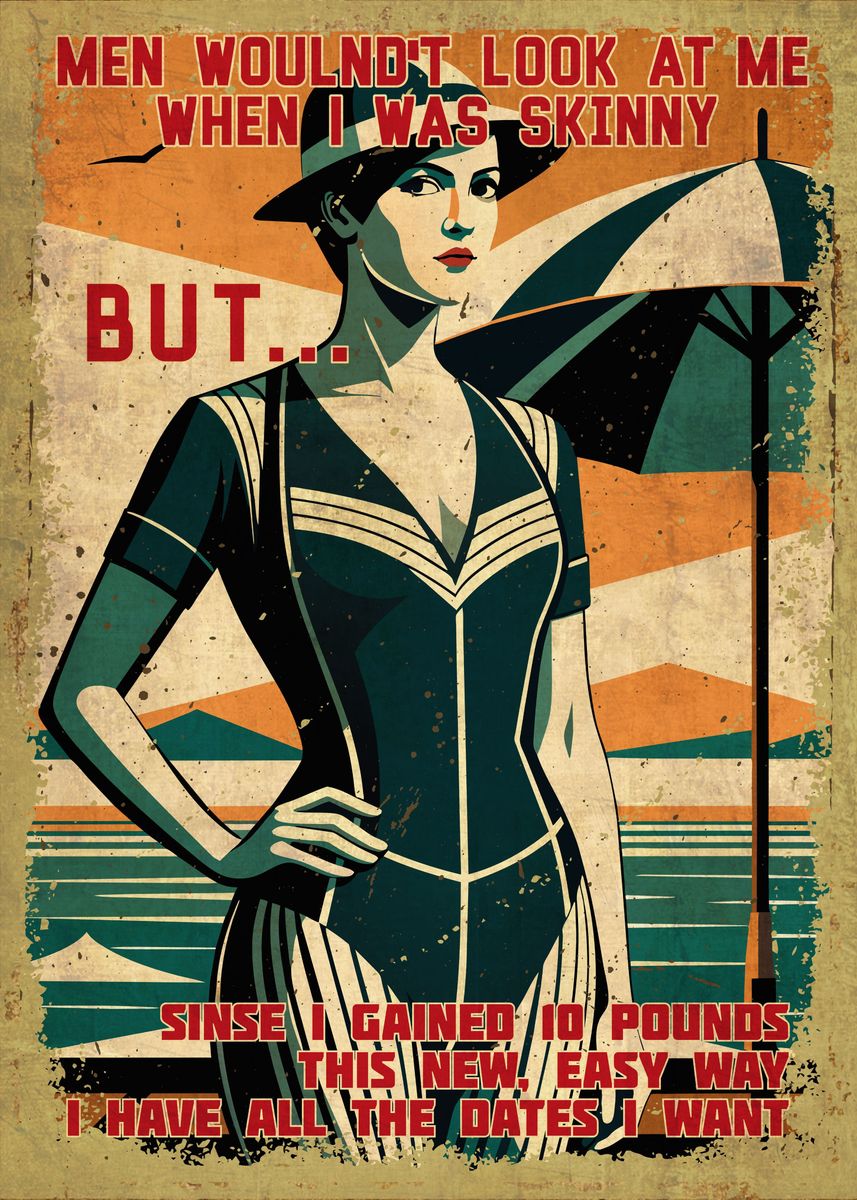 'Happy woman' Poster, picture, metal print, paint by Cat Coconut Galery ...
