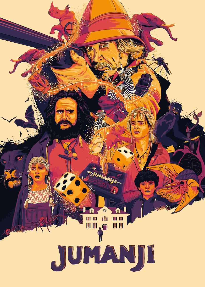 'Jumanji' Poster, picture, metal print, paint by Your Name Gear | Displate