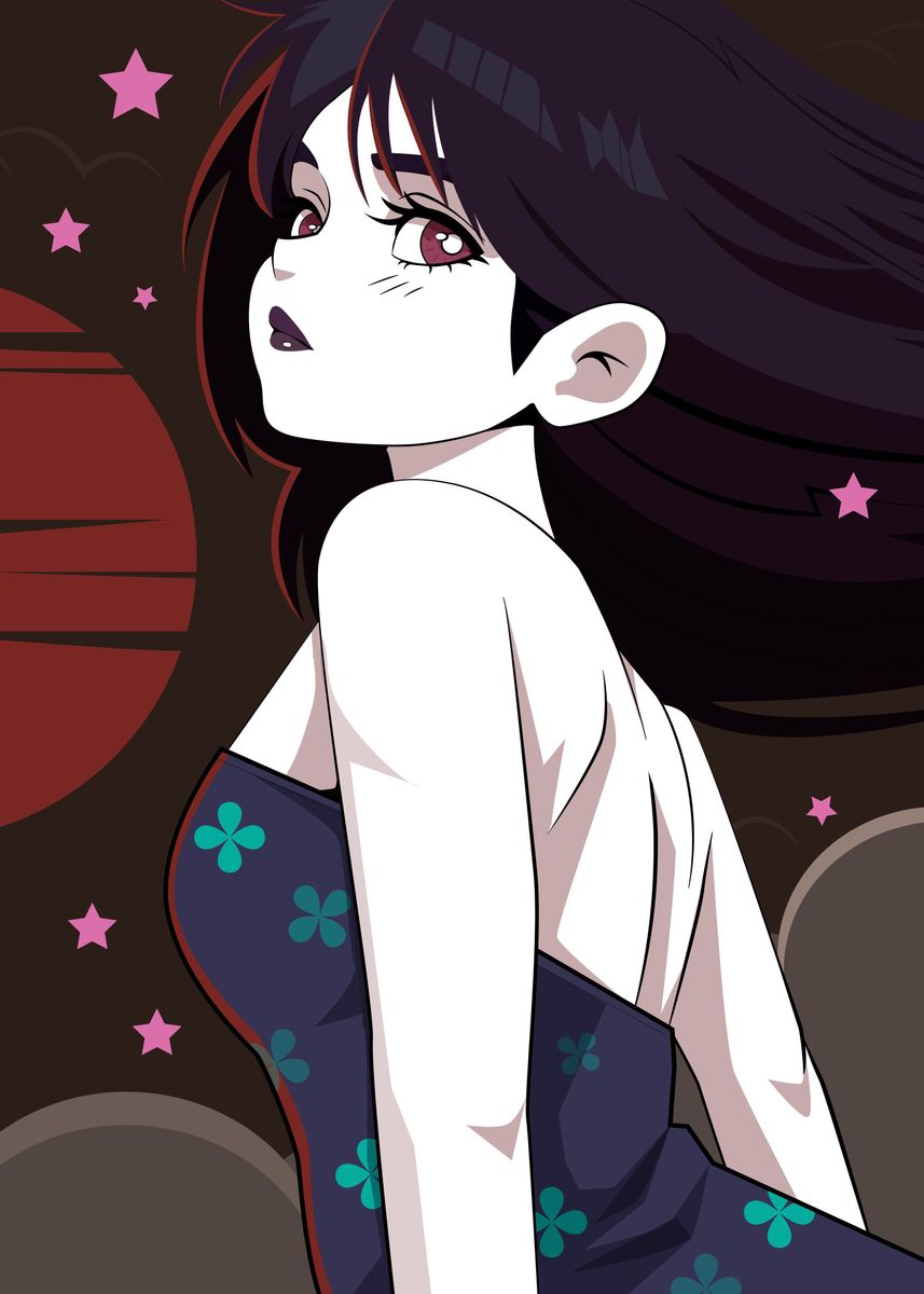 'Anime beautiful girl' Poster, picture, metal print, paint by DACO ...