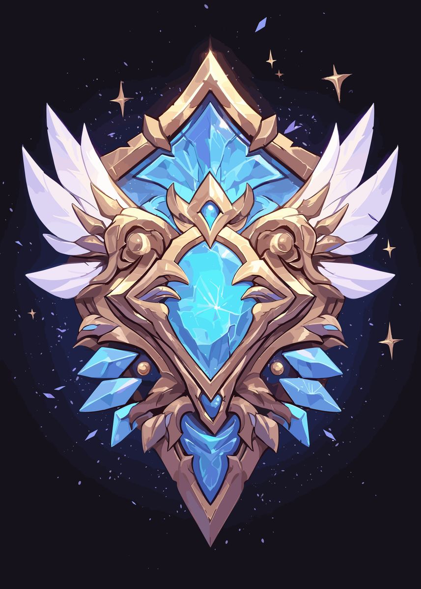 'Magical Shield' Poster, picture, metal print, paint by SuperNova ...