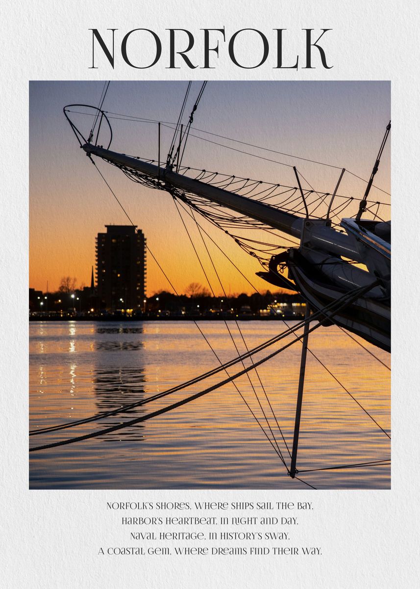 'Norfolk' Poster, picture, metal print, paint by Andi Permana | Displate