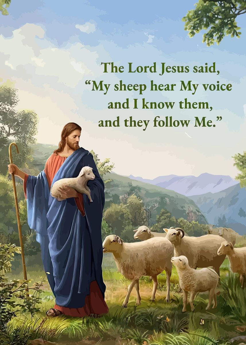 'Jesus Quote' Poster, picture, metal print, paint by Obie Jacobi | Displate