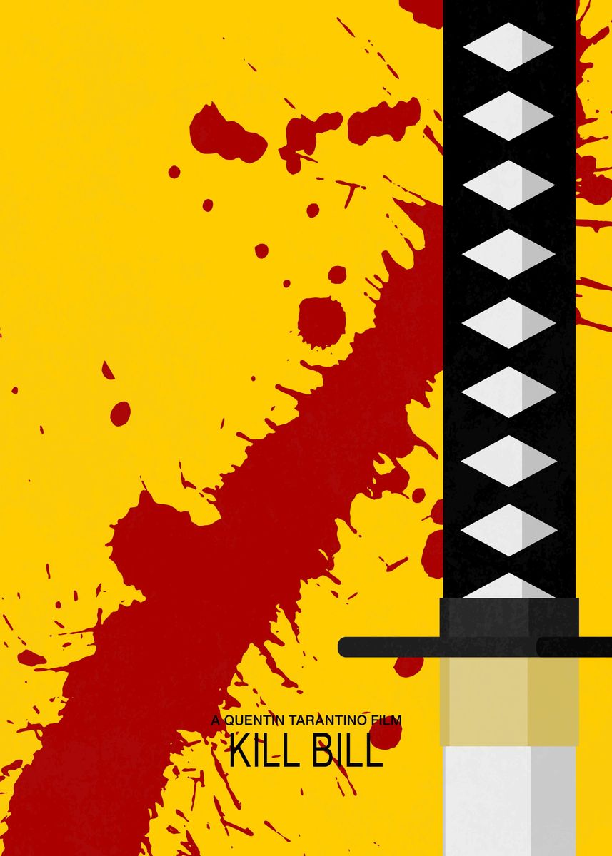 'N016 Min Kill Bill' Poster, picture, metal print, paint by Josh B ...