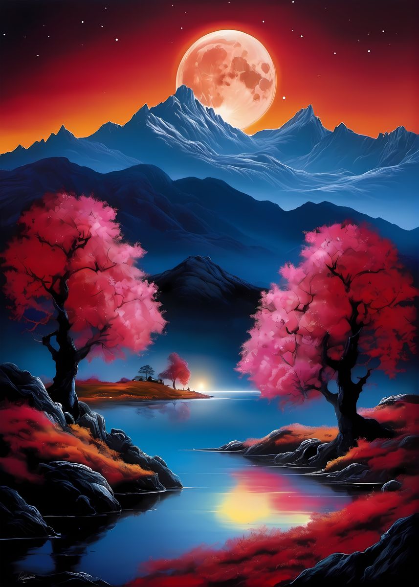 'Beautiful Painting' Poster, picture, metal print, paint by Gon Poster ...