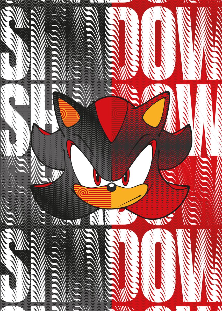 'Shadow' Poster, picture, metal print, paint by Sonic the Hedgehog ...
